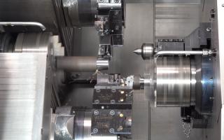Machining Shafts on a Multi-turret Lathe